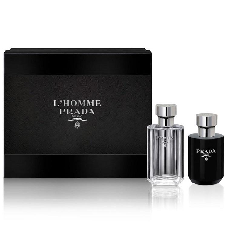 Prada L'Homme Aftershave Gift Set | Cost Plus Perfume